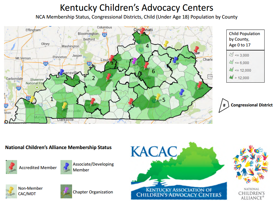 2014 CAC Coverage Maps - National Children's Alliance